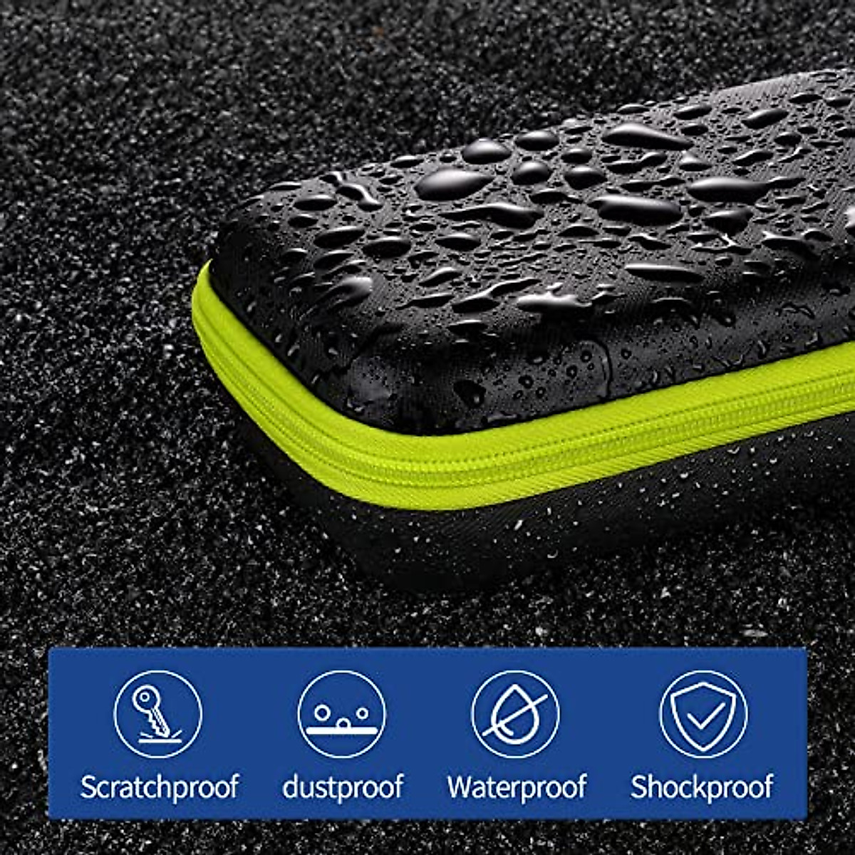 Yinke Guards and Case for One Blade QP2520 QP2630 QP2724 QP2834 Shaver, 14 Adjustable Size Length Precision Comb 0.4-10mm with Body Kit Upgrade Your Oneblade Trimmer