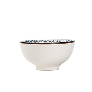 TJ Global 14-Piece Japanese Asian Cuisine Bowl Set with 4 Bowls, 4 Pairs of Chopsticks, 4 Soup Spoons and 2 Deep Plates for Serving Dinner, Rice, Soup, Dessert, Salad, Etc.