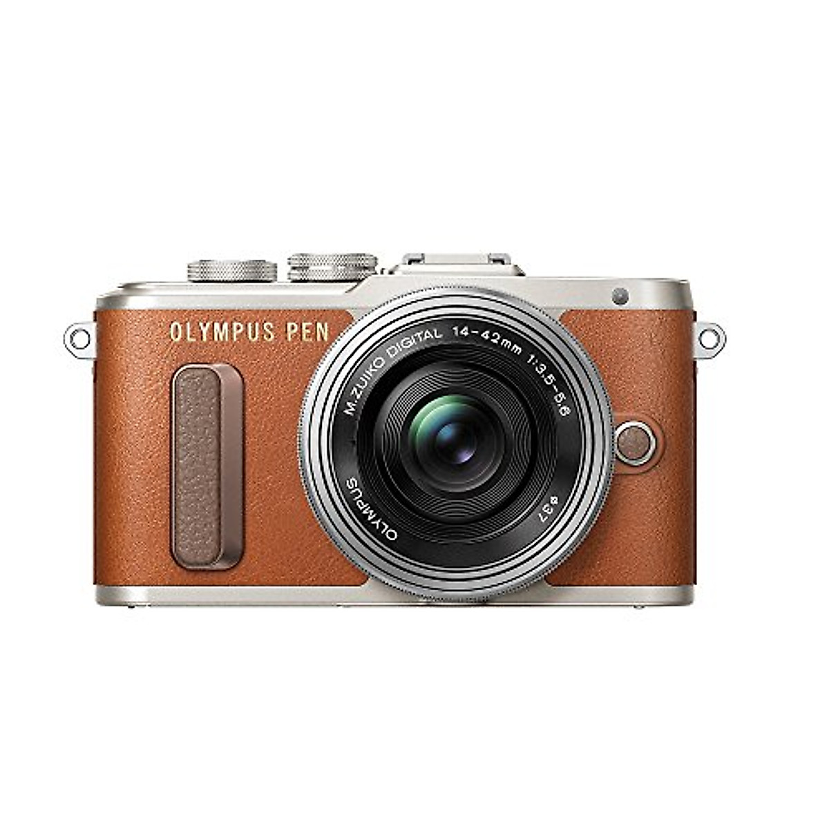 OLYMPUS PEN E-PL8 14-42mm EZ lens kit [Brown][International Version, No Warranty]