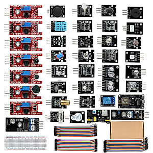 MOKunKung 37 in1 Sensor Kit Individually Packaged Sensors Modules Starter Set for Arduino Raspberry pi R3 Mega2560
