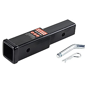 REYSUN Receiver Tube 864333 Trailer Hitch Extender 7 inch Extension, Fits 2 inch Hitch Receiver, 3,500lbs G.T.W, Hitch Pin and Clip Included…