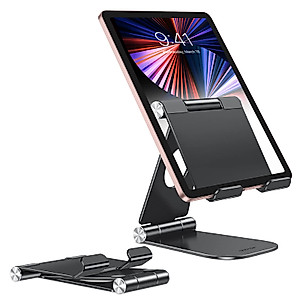 OMOTON Fully Foldable Tablet Stand, Black