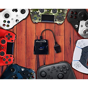 Intec Gaming NES Converter- Support PS5/PS4, Xbox One, Switch Pro Wire-Less Controller Play Retro Console, Consoles Adapter for Famicom FC Console (Not Compatible with Xbox Series X/S Controller)