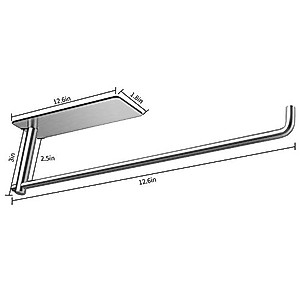 Paper Towel Holder,Paper Towels Bulk- Self-Adhesive Under Cabinet,Paper Towels Rolls - for Kitchen,Stainless Steel Paper Towel Holders…