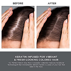 Keratherapy Keratin Infused Perfect Match Gray Root Concealer Spray, Dark Brown, 3 oz, 118 ml - Root Cover Up Spray to Hide Gray Roots - Keratin Therapy Hair Darkening & Temporary Scalp Concealer