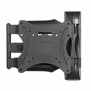 Kanto M300 Full Motion TV Wall Mount for 26 to 55-in TVs | Articulating Arm with 19" of Extension | Easy Tilt Design | 5" Offset | VESA Compatible TV Bracket | Heavy-Duty Steel | Black