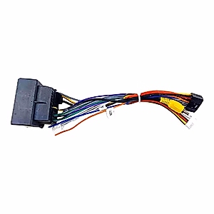 podofo Radio Wiring Harness 52 pin for Volkswagen Skoda Jetta Polo Tiguan Golf Touran Passat Power/Speaker Connector/Wire Harness for Aftermarket Stereo Installation