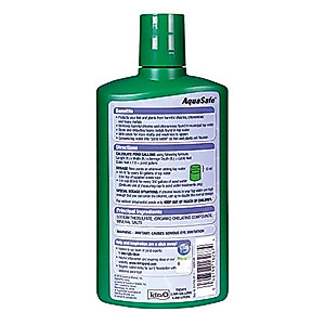 TetraPond AquaSafe 16.9 Ounces, Makes Tap Water Safe For Pond Fish