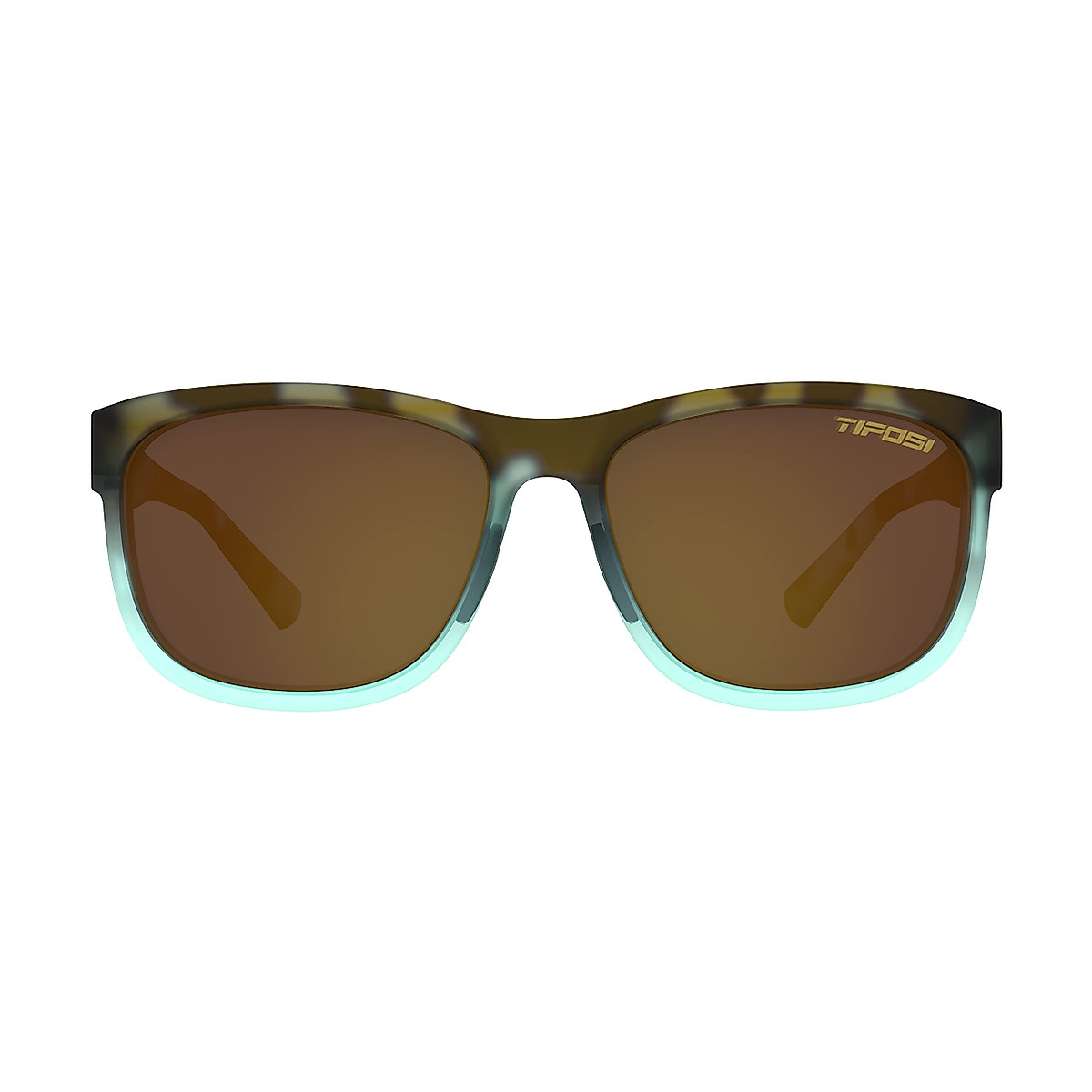 Tifosi Optics Swank XL Sunglasses (Blue Tortoise, Brown Lens)