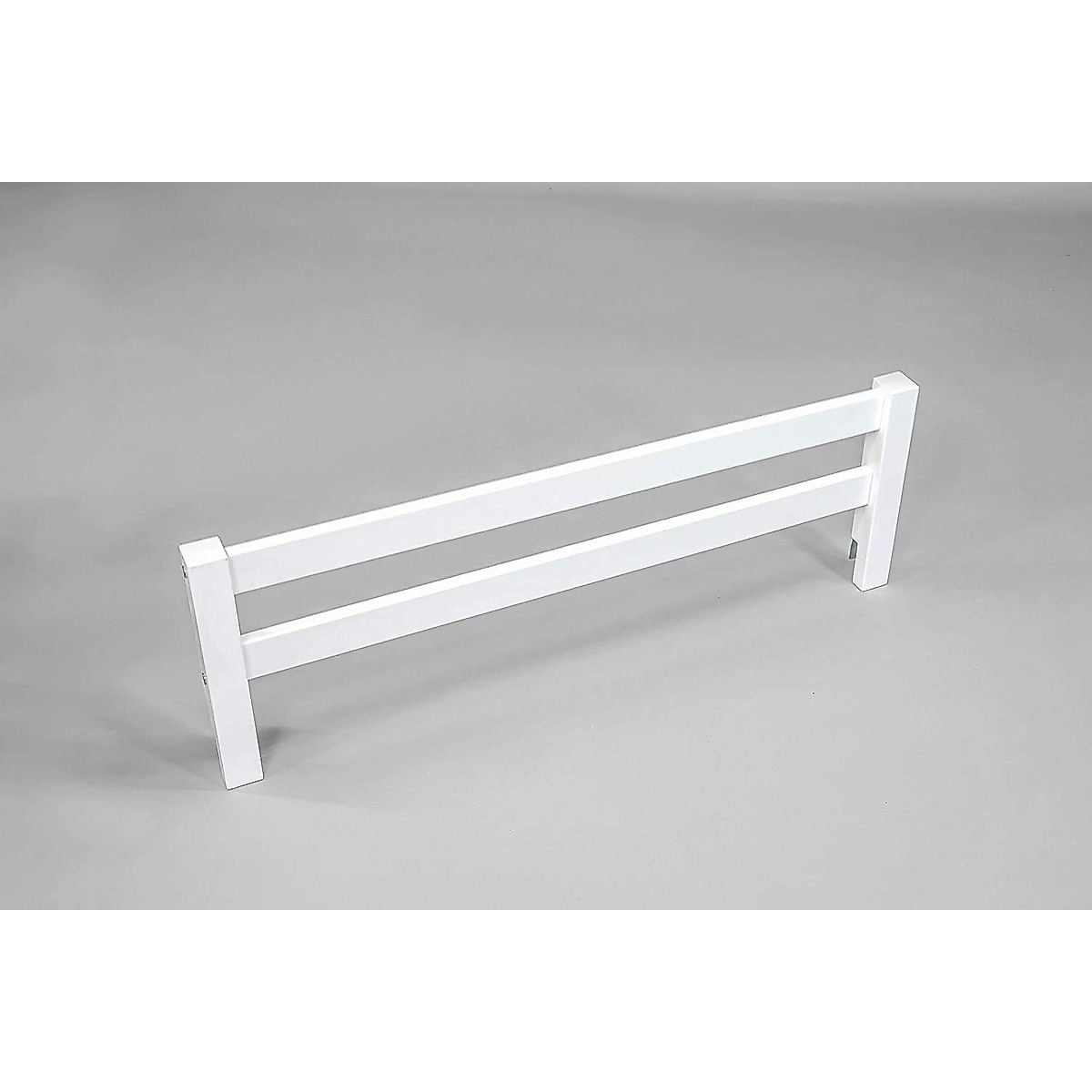 CC KITS Wooden Safety Bed Side Guard Rail for Toddler, Kids and Children’s Beds (White)