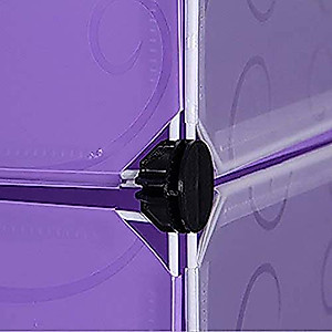 Wire Cube Plastic Connectors 3.6cm/1.417" for Wire Grid Cube Storage Shelving & Mesh Snap Organizer 50pcs - Black