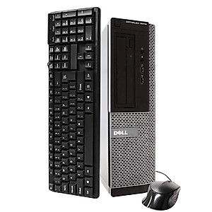 Fast Optiplex 3010 Business Desktop Computer Tower PC (Intel Ci5 3470, 8GB Ram, 128GB SSD, HDMI, WiFi, DVD-RW) Win 10 Pro with CD (Renewed)