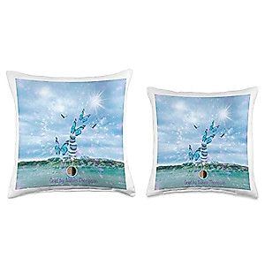 Natalie Thompson Musical Galaxy Grief by Natalie Thompson Throw Pillow, 16x16, Multicolor