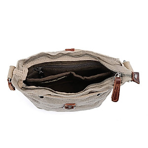 Forest Canvas Crossbody Bag (Slate)