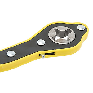 Auto Labor-Saving Jack Ratchet Wrench, Universal 360 Degree Swivel Tire, Pair 13.4in Car Jack Ratchet Wrench Labor Saving Tire Wheel Lug Wrench Repair Tool for Cars SUVs Trucks