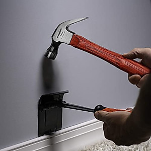 Goldblatt Trim Puller, Removal Multi-Tool & Heavy Duty Retractable Utility Knife & Claw Hammer with Hickory Handle for Baseboard, Molding, Siding and Flooring Removal, Remodeling