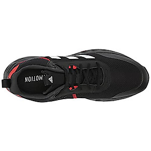 adidas Men's Own The Game 2.0 Basketball Shoe, Black/White/Carbon, 11