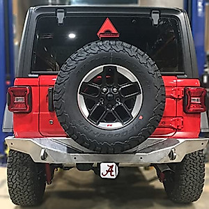 University of Alabama Premium Chrome #D Hitch Cover W/Colored Team Logo - Unique Logo Style Metal Molded Design – Easy Installation on Truck, SUV, Car - Ideal Gift for Die Hard Crimson Tide Fan