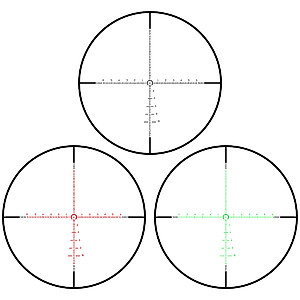Sniper NT1-6X24GL Riflescope 1-6x24 LPVO Rifle Scope Red/Green Illuminated Reticle