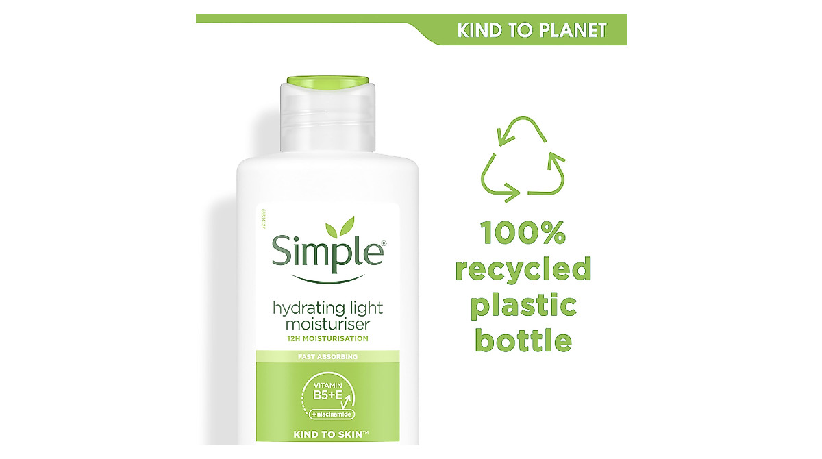 Simple Hydrating Light Moisturiser 125ml – Gentle, Refreshing Skin Care