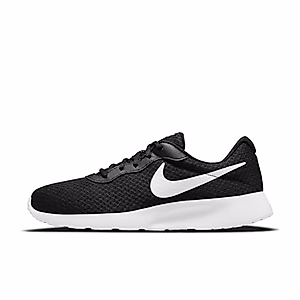 NIKE Men's Low-Top Sneaker, Black White Barely Volt Black, 11