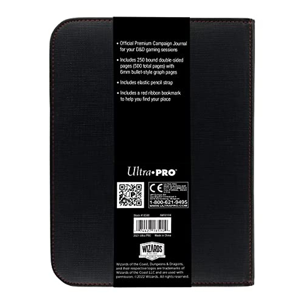 Ultra Pro - Dungeons & Dragons Premium Campaign Journal - 250 page Notebook, Perfect for RPG Games , Keep Track of Your Moves and Score Against Friends and Enemy