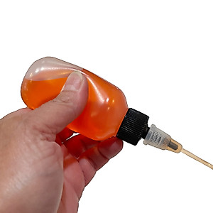 510 Central Twist Top Squeeze Bottles (2oz, 12 Pack) Boston Round with Dispensing Caps - LDPE Plastic - Made in USA