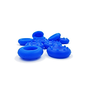 10 x Analog Controller Thumb Stick Grip Thumbstick Joystick Cap Cover for PS4 PS3 for Xbox 360 Xbox One (Blue)