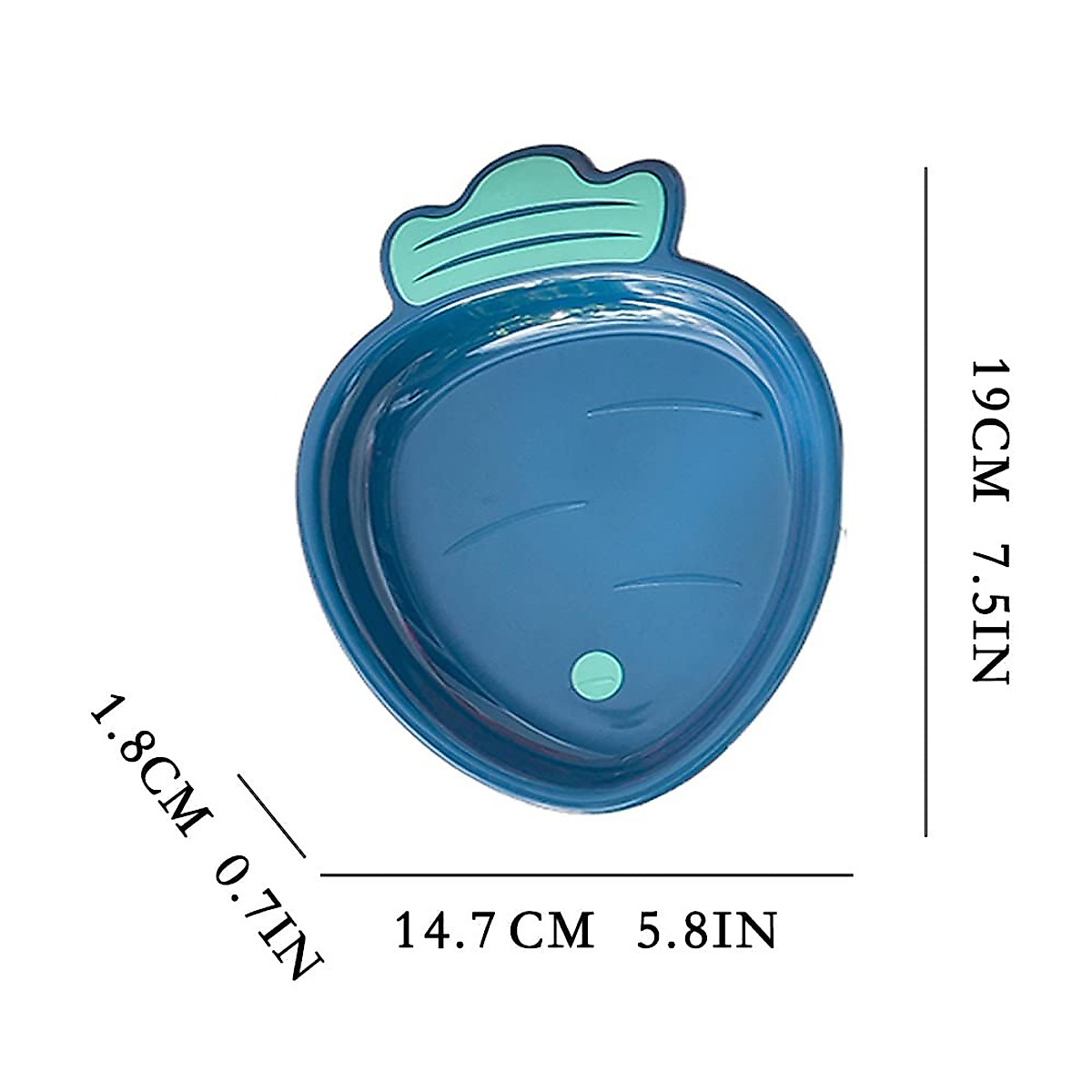 HARAY Salad Bowls Four Snack Trays Fish Shape Home Restaurant Snack Plate Table Fruit Snack Snack Snack Candy Dried Fruit Plate Garbage Slag Plate Soy Sauce Dish Salad Bowls