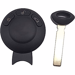 3 Buttons Key Fob Shell Case Fit for BMW Mini Cooper 2007-2014 Keyless Entry Remote Control Car Key Fob Cover Housing (1)