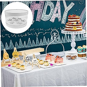 Abaodam 3pcs Cake Box Cupcake Transport Container Cupcake Holders Dessert Carrier Cupcake Storage Containers Cupcake Carrier with Lid Muffin Cake Carrier Cupcake Carrier with Cover