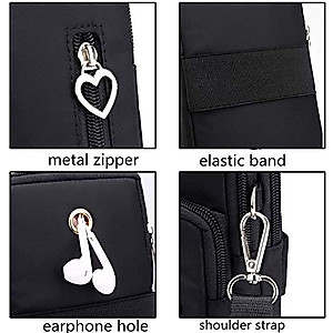 eMorevalue Phone Purse for Samsung Galaxy S23 Ultra Plus, S22 Plus Ultra, S21 S20 Ultra/Fe, Note 20 Ultra, A32 5G, A13 5G, A53 5G, A42 5G, A02S A03S A12 A71 A51 A52 Note 9, Crossbody Bag Pouch (Black)