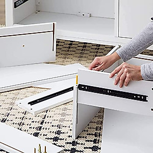 Edenbrook Bedroom-Six Drawer-Modern Design-Easy Assembly, White Dresser