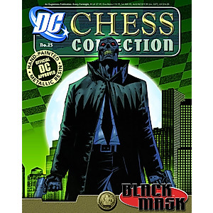 Eaglemoss DC Chess Figure & Collector Magazine #25 Black Mask Black Pawn