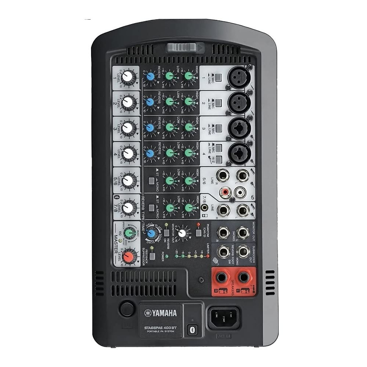 Yamaha Portable PA System with Bluetooth Stagepas 400BT , Black