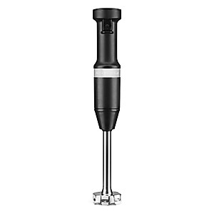 KitchenAid 3.5-Cup Food Chopper, medium, Matte Black & KHBV53BM Variable Speed Corded Hand Blender, Black Matte, 8 in