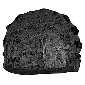 BlueSpace Wigs 28" Women Girls Long Curly Hair Heat Resistant Fiber With Free Wig Cap Halloween Party Cosplay Costume Anime Wigs,(black) 1 Pack