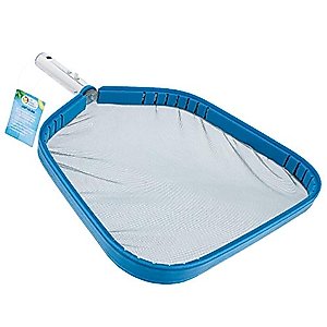 U.S. Pool Supply Professional Heavy Duty Large 15" Swimming Pool Leaf Skimmer Net - Strong Aluminum Frame for Faster Cleaning & Easier Debris Pickup and Removal