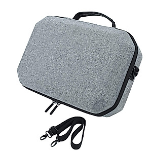 Hounyoln Hard Travel Case for Oculus Quest 2,Meta Quest 2 VR Gaming Headset and Controllers Accessories Waterproof Shockproof Protective Carring Storage Bag with Shoulder Strap(Gray)