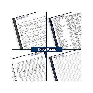 AT-A-GLANCE 2023-2024 Planner, Weekly & Monthly Academic Appointment Book, 8-1/2" x 11", Large, DayMinder, Charcoal (AYC52045)(July 2023-June 2024)