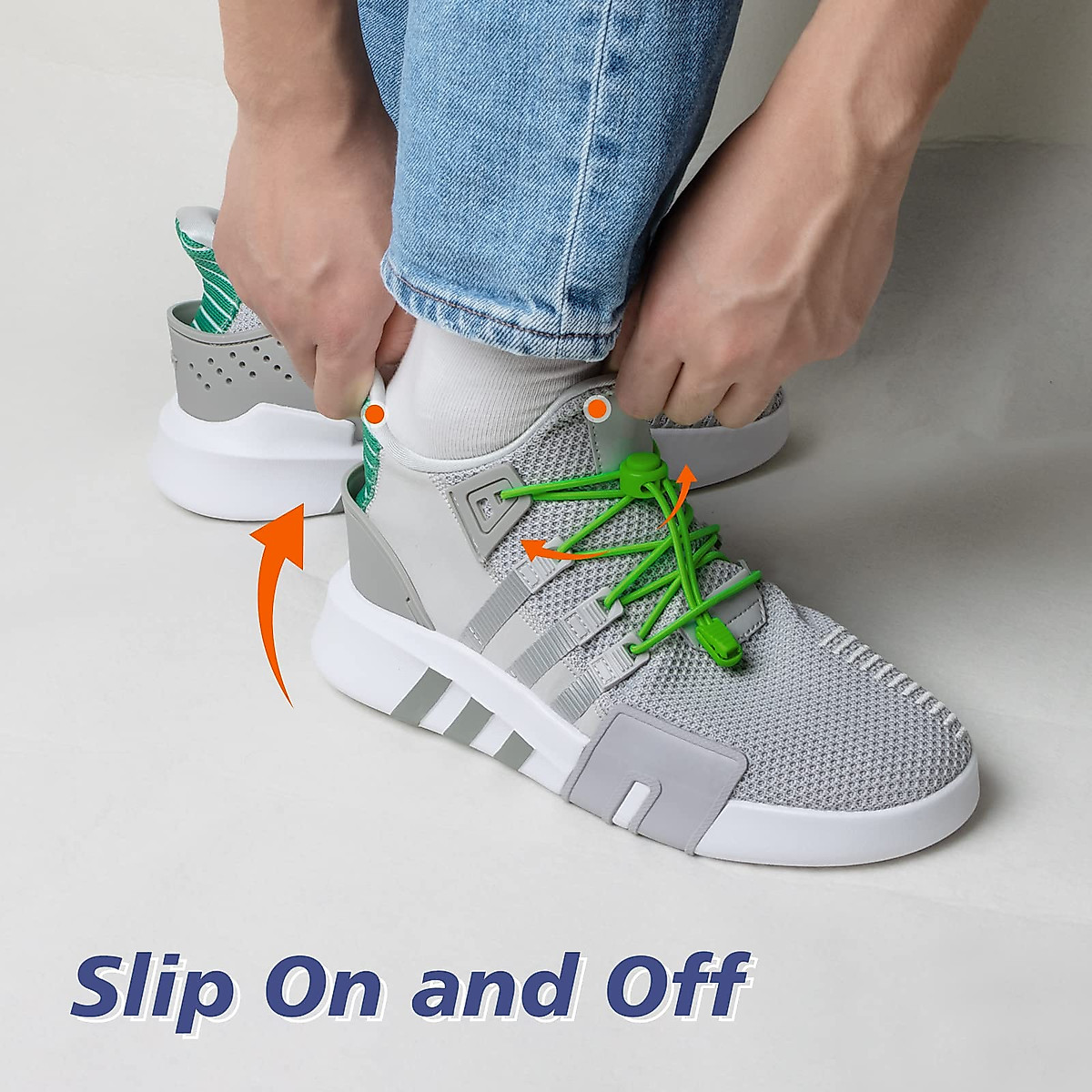 INMAKER No Tie Shoe Laces for Sneakers, Elastic Shoelaces for Kids and Adults