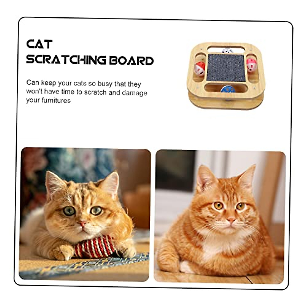 TOGEVAL Cat Scratching Post Cat Playing Board Cat Scratcher Rugs Cat Scratch Board Cat Amusement Turntable Cat Scratch Mats Kitten Corrugated Cat Scratcher Houses Pet Cat Turntable Cloth