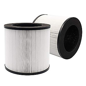 Flintar H13 True HEPA Replacement Filter, Compatible with MA-14 Air Purifier, 3-in-1 H13 Grade True HEPA and Activated Carbon Filter Set, 2-Pack
