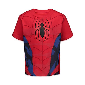 Marvel Spider-Man Toddler Boys 4 Pack T-Shirts Spiderman 5T