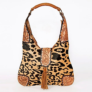 American Darling Hobo Hand Tooled Hair On Genuine Leather Western Women Bag | Handbag Purse | Leather Hobo Bag | Hobo Bags for Women | Hobo Purse | Cute Hobo Bag