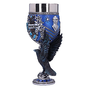 Nemesis Now Harry Potter Ravenclaw Hogwarts House Collectible Goblet, 1 Count (Pack of 1), Blue Silver,200 ml