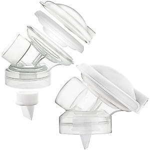 Nenesupply Connectors Compatible with Medela Personal Fit Flex Connector. Work with Pump in Style Maxflow Freestyle Flex Swing Maxi Breastpumps Not Original Medela Pump Parts. Incl. Membrane and Valve