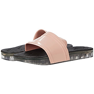 Melissa Shoes Slide + Rider AD Pink/Black/Clear 6 M