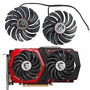 95MM Video Card Fans Replacement for MSI GTX 1070,1080 Ti Gaming X, RX 570 580 5600 5700 XT Gaming X Graphic Card Cooling Fan
