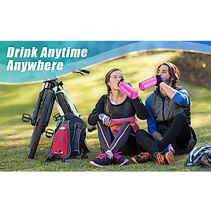 Frenchy EU Sports Water Bottle - 32 OZ, lids (Straw lid) Stainless Steel, Vacuum Insulated, Wide Mouth, Leak Proof, Reusable, Ecologique (Sandy Brown)